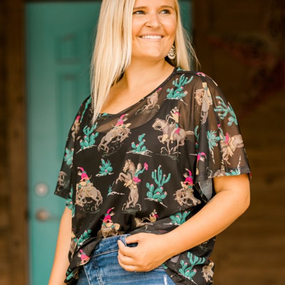 Tops | Wanted And Wild Sheer Top Brand New W Tags | Poshmark